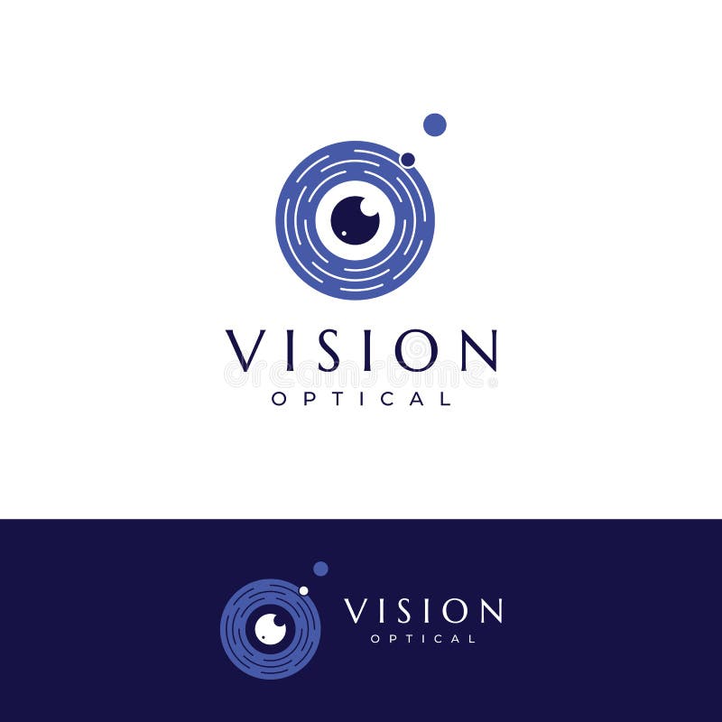 Modern Colorful Abstract Logo Vision, Digital Vision, Optical Vision ...