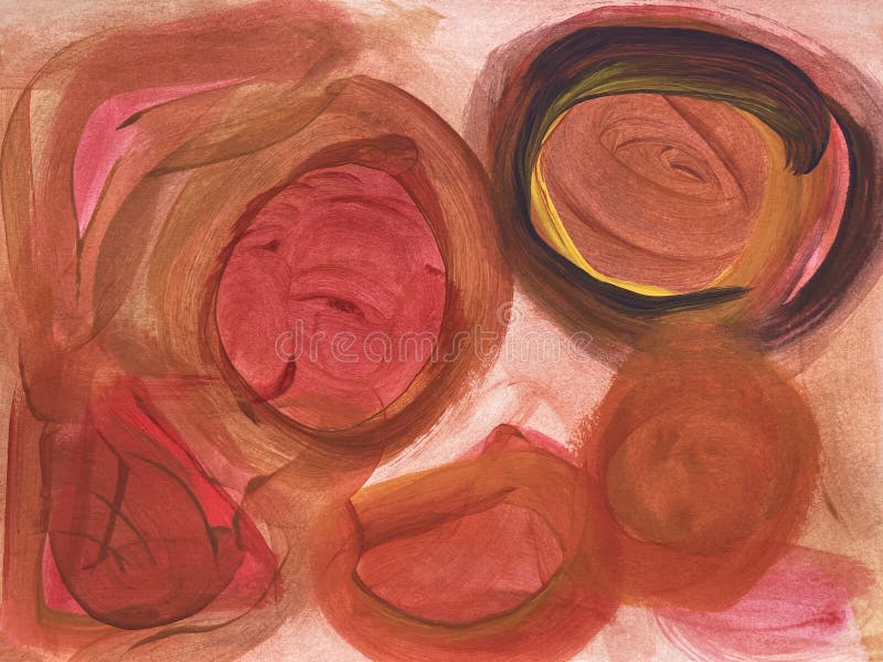 Modern Colorful Art. Abstract Expressive Artwork. Stock Illustration ...