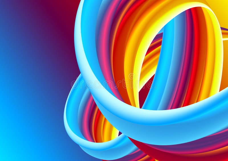 Modern Colorful Background for Your Design. Bright Liquid Forms Stock ...