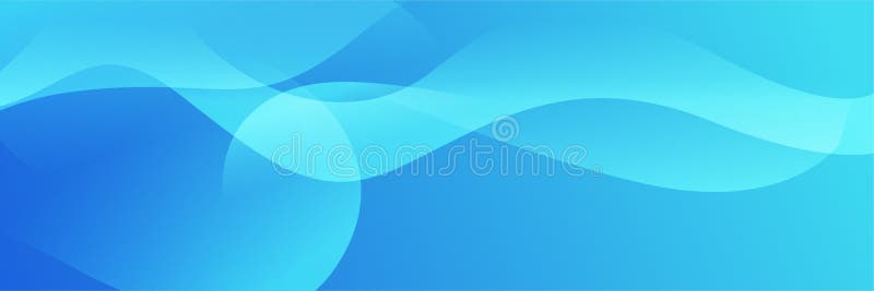 Modern Colorful Blue Wave Wide Banner Background. Abstract Background ...