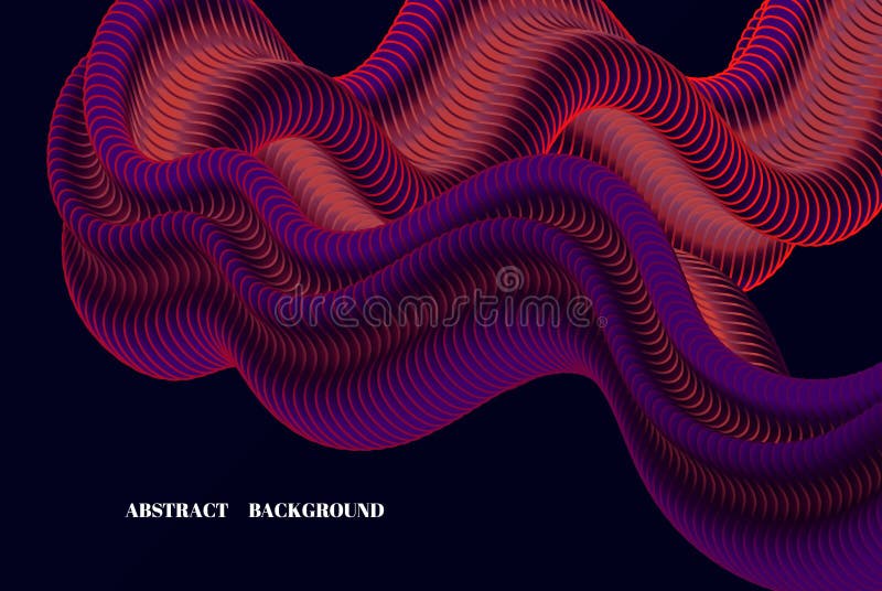 Modern Colorful Flow Liquid Waveform on Blue Background. Abstract Wave ...