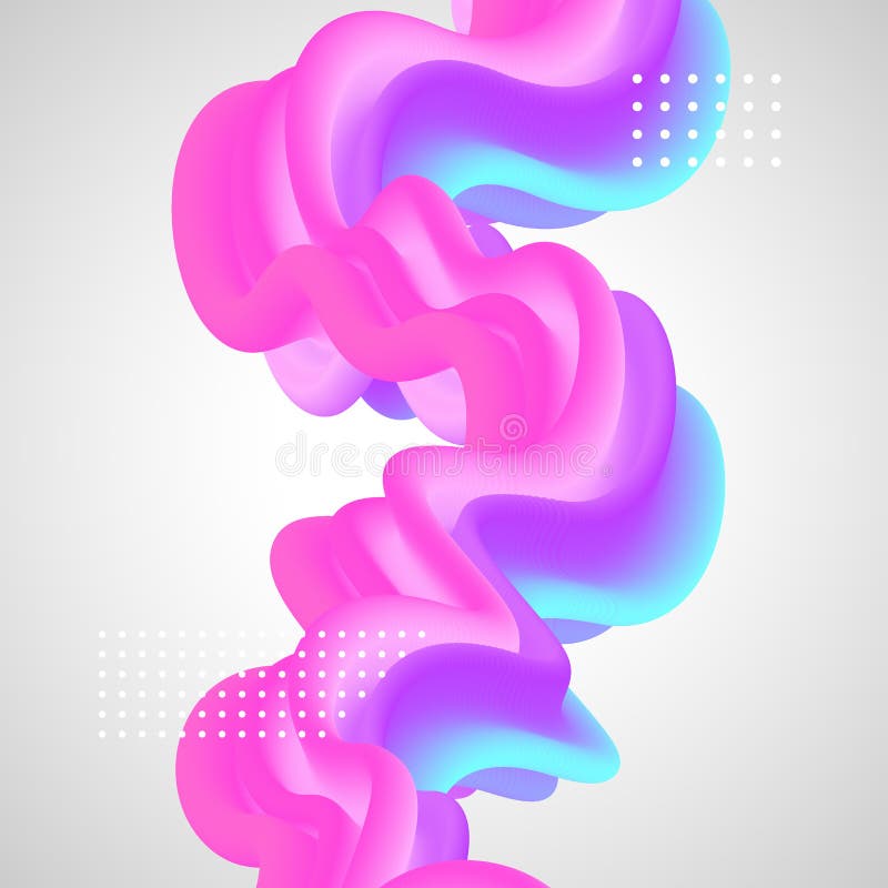 Modern Colorful Flow. Wave. Liquid Form. Background Color. Vector ...
