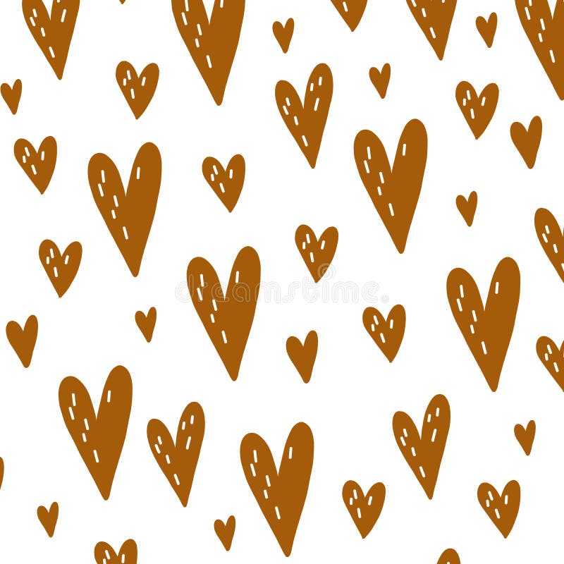 Modern Colorful Heart Abstract Pattern Minimal Style Unique Object on ...