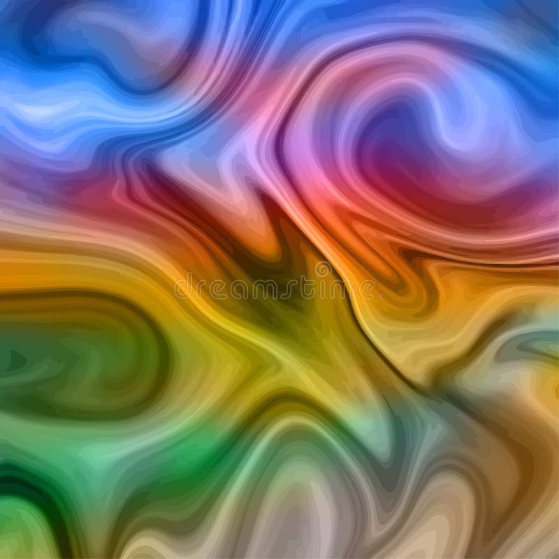 Modern Colorful Liquid Waves. Art Design Stock Vector - Illustration of ...