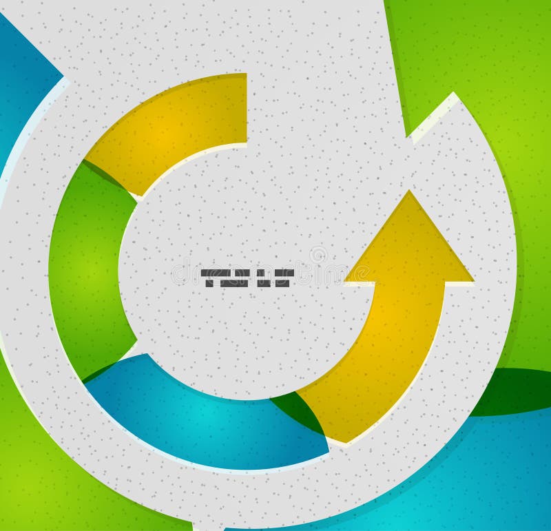 Modern Colorful Paper Arrow Design Stock Vector - Illustration of ...