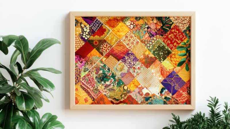 Modern colorful patchwork stock photo. Image of patchwork - 380512562