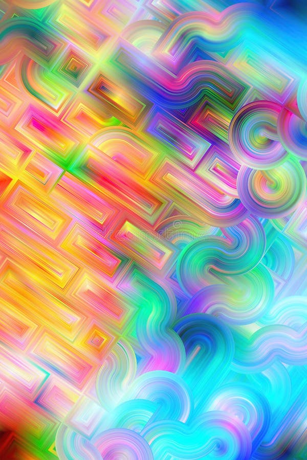 Modern Colorful Powerful Pattern Background Design Stock Illustration ...