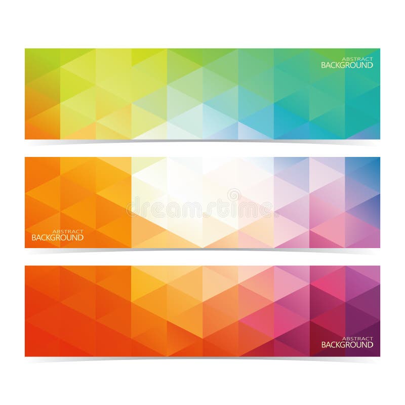 Modern Colorful Set of Vector Banners for Your Stock Vector ...