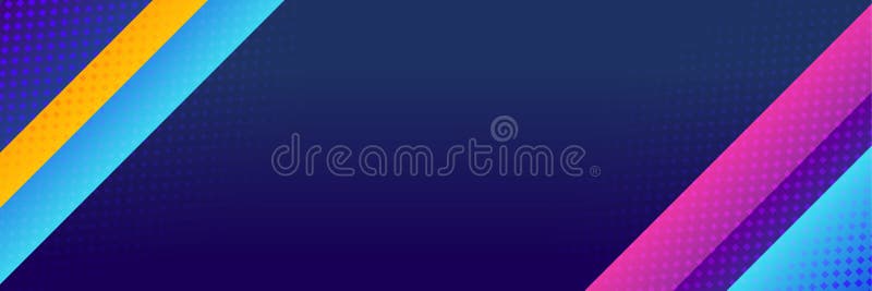 Modern Colorful Wide Banner Background. Abstract Background for Banner ...