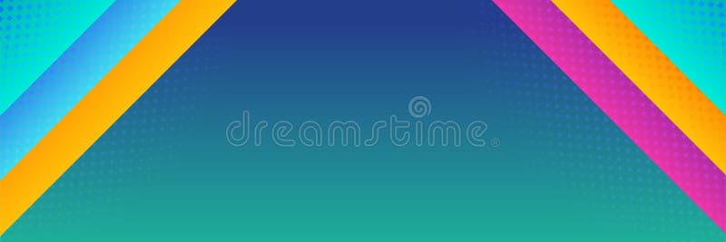 Modern Colorful Wide Banner Background. Abstract Background for Banner ...