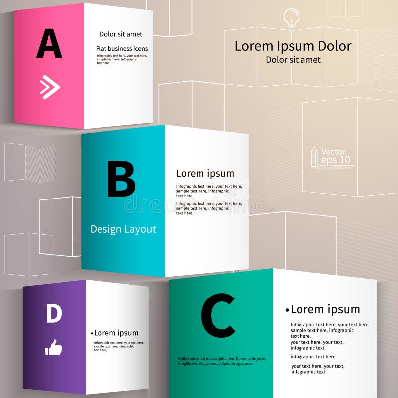 Modern Colors Layout Design, Background, Vector Stock Vector ...