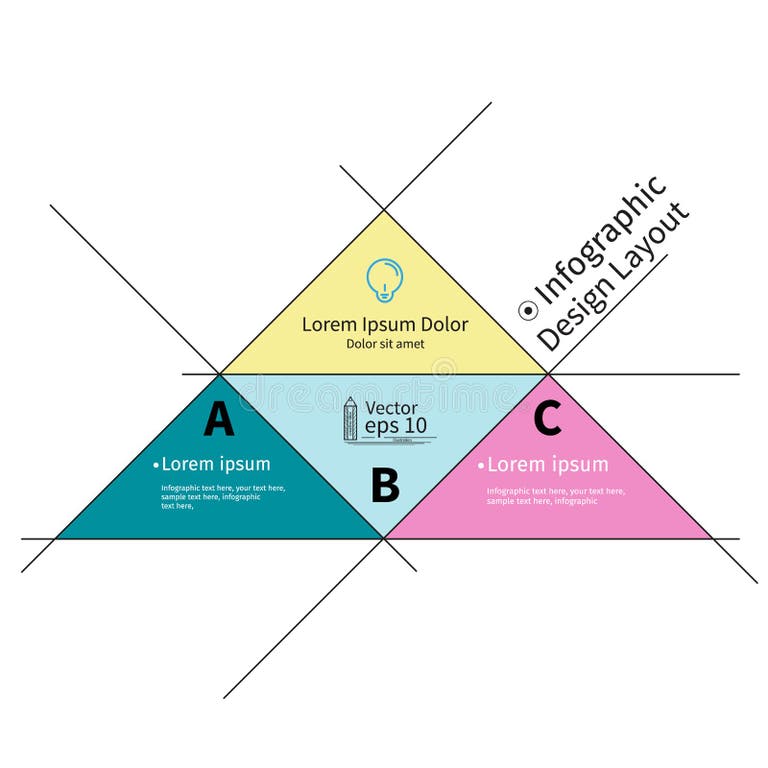 Modern Colors Layout Design, Flat Background, Vector Stock Vector ...