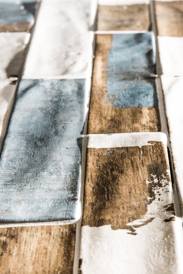 Modern Colourful Brick Style Tiles Stock Illustration - Illustration of ...