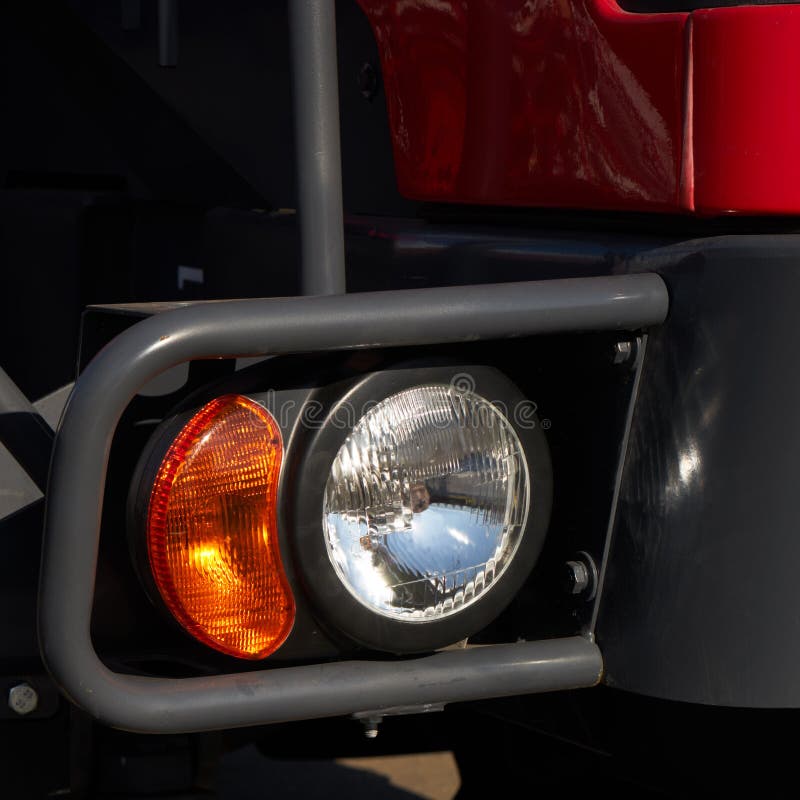 Modern Combination Headlamp with Direction Indicators Stock Image ...