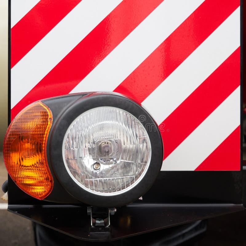 Modern Combination Headlamp with Direction Indicators Stock Image ...