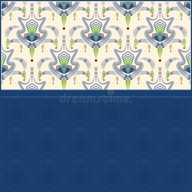 Modern Combined Pattern Graphic Ornament Background Stock Illustration ...