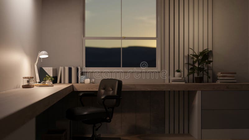 Evening Workspace Stock Illustrations – 971 Evening Workspace Stock ...