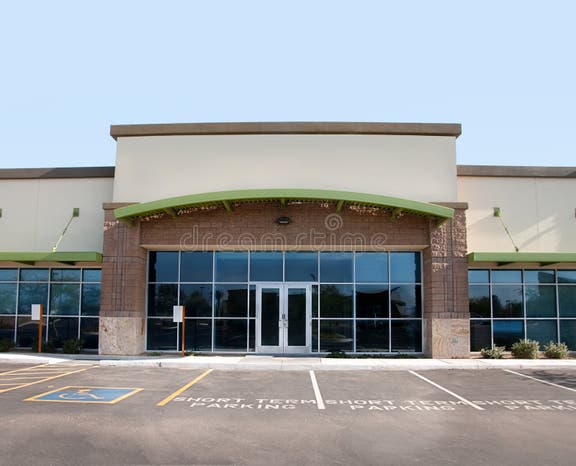 Modern commercial building stock photo. Image of rental - 14239248