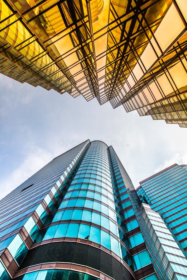 Commercial Building Close Up Stock Photo - Image of apartment, modern ...