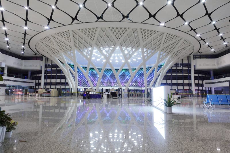 Modern Commercial Building Hall Led Lighting Editorial Image - Image of ...