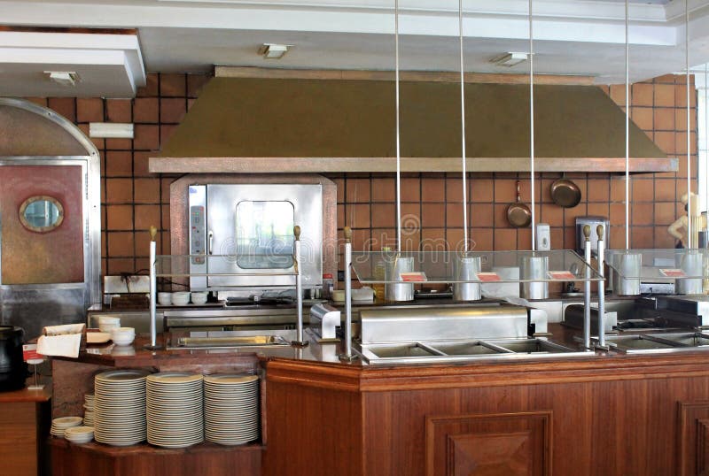 Modern commercial kitchen stock photo. Image of modern - 27144250