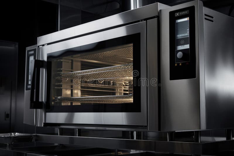 Modern Commercial Oven with Sleek Design and Touch-screen Controls ...