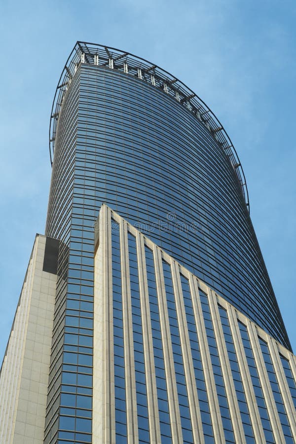 Modern Commercial Architecture Steel Supports Stock Photo - Image of ...