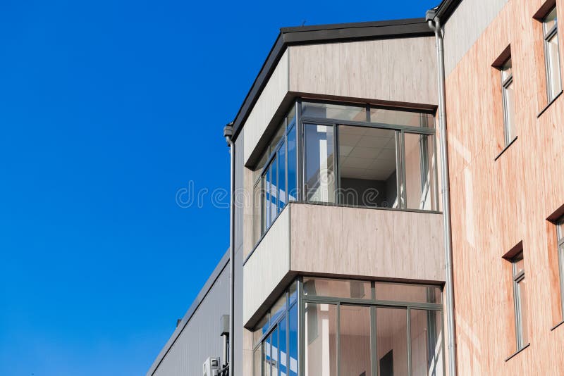 Modern Common Architecture Living Building Town Scape External Side ...