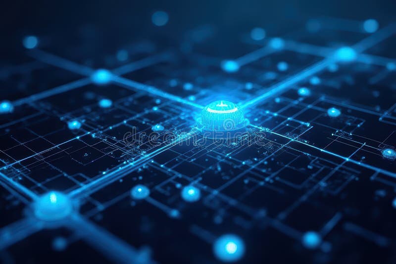 Modern Communication Center Stock Illustration - Illustration of ...