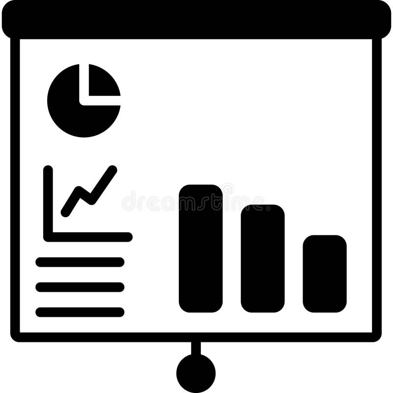 Conference Vector Icon in Glyph Style Stock Illustration - Illustration ...