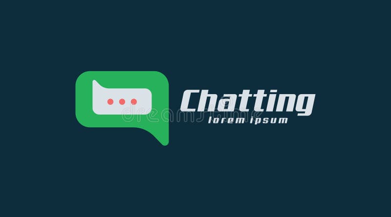 Modern Communication Logo Vector. Chatting Logo Template Vector Stock ...