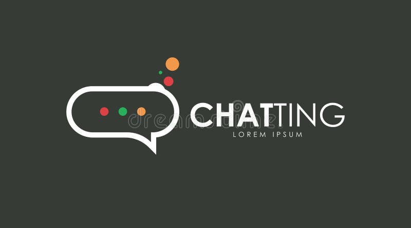 Modern Communication Logo Vector. Chatting Logo Template Vector Stock ...