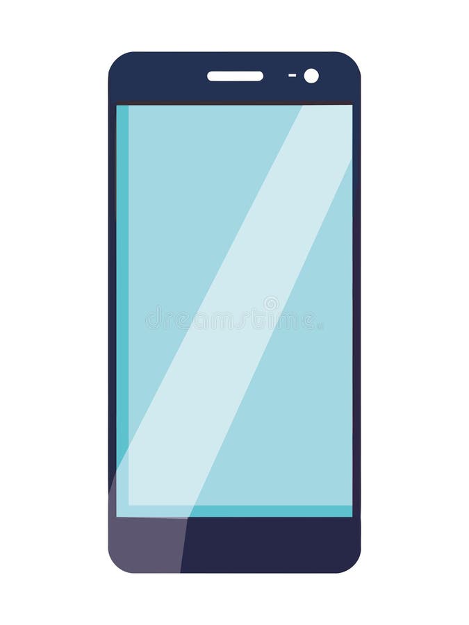 Modern Communication Symbol: Smart Phone Icon Stock Vector ...