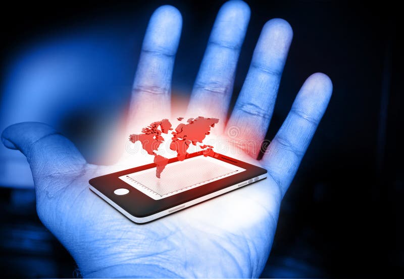 Modern Communication Technology Stock Image - Image of design, internet ...