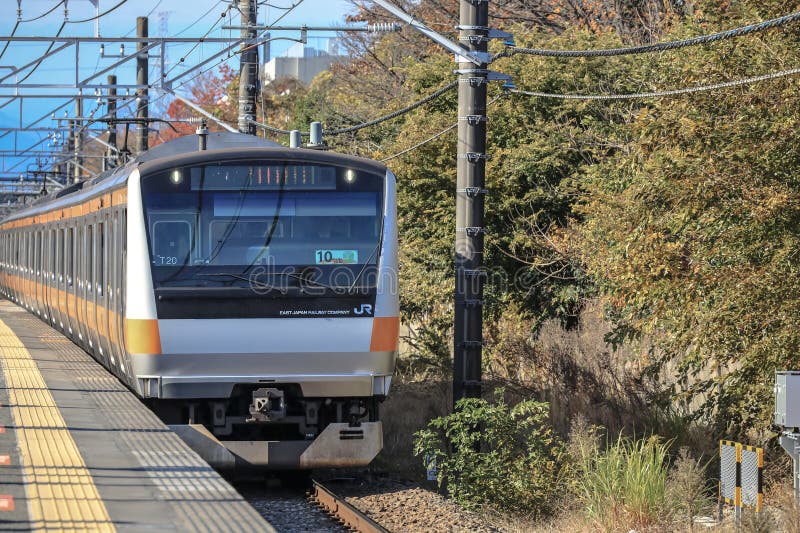 Modern Commuter Train on the Platform during Dec 4 2024 Editorial Stock ...
