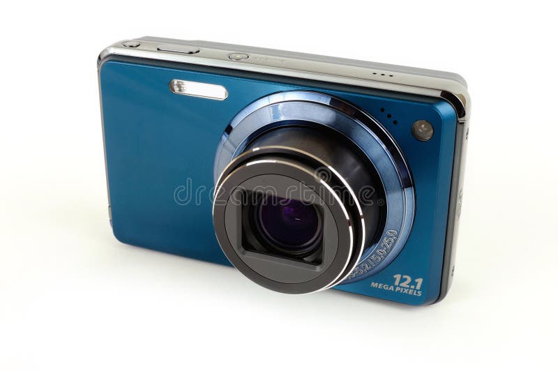 Compact digital camera stock image. Image of close, record - 13311723