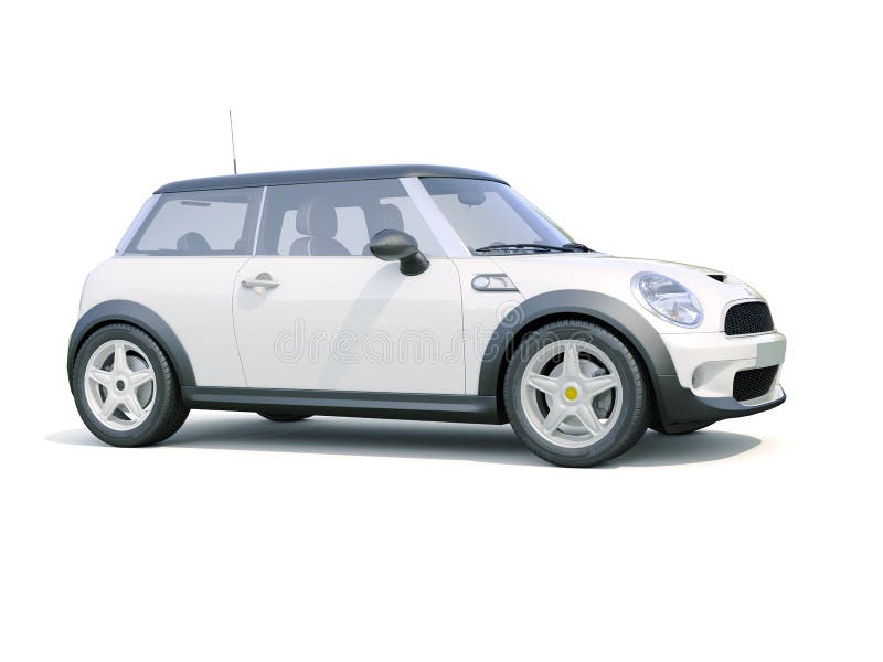 Modern compact car stock image. Image of inexpensive - 39790789
