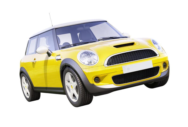 Modern compact city car stock photo. Image of transport - 35752054