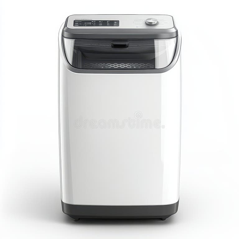 A Modern, Compact Washing Machine Designed for Efficient Laundry ...