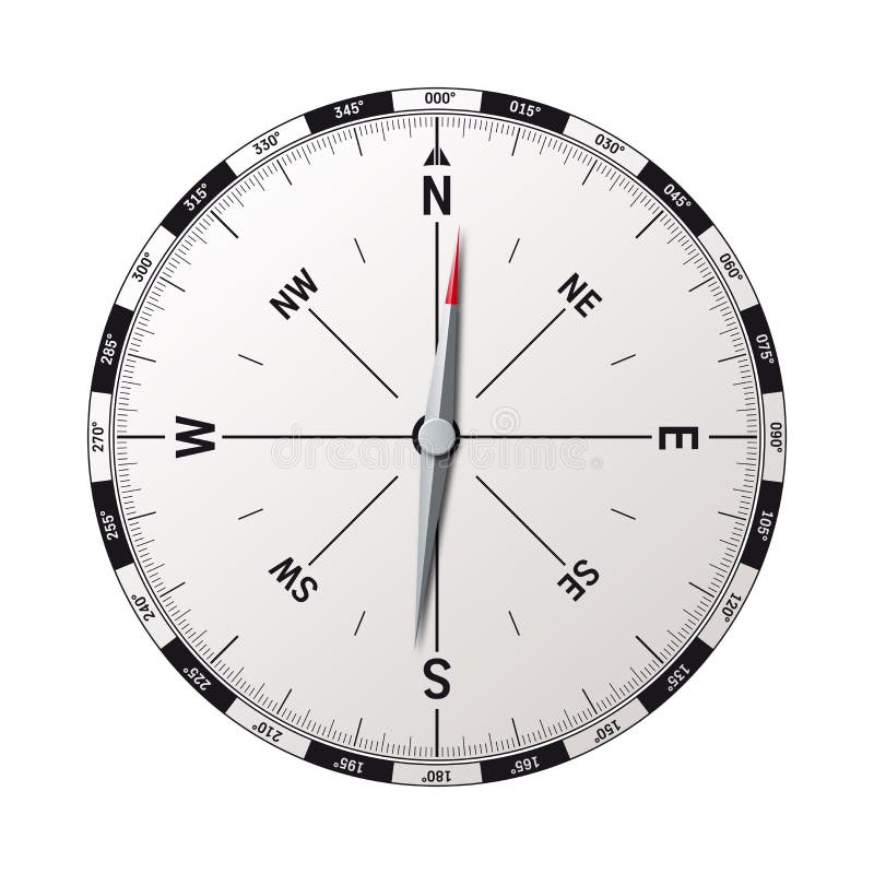 Modern compass vector stock vector. Illustration of needle - 50773622