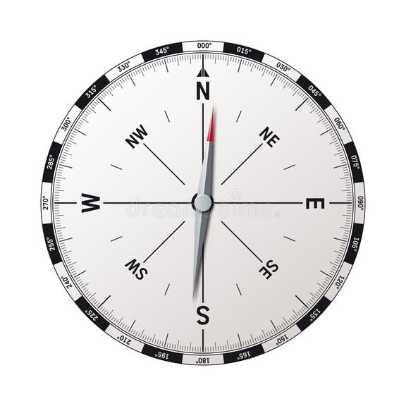 Modern compass vector stock vector. Illustration of needle - 50773622