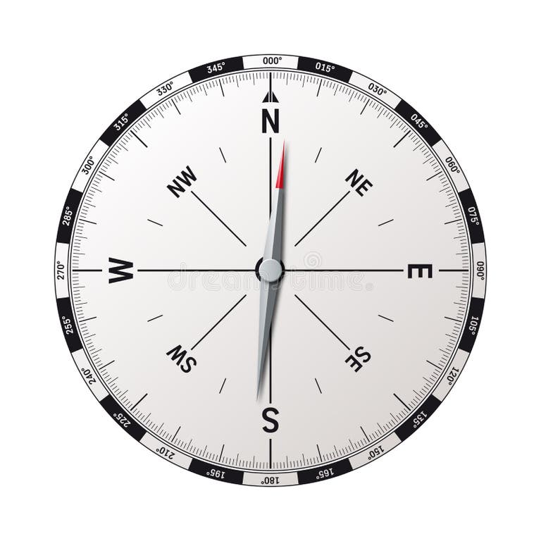 Modern compass vector stock vector. Illustration of needle - 50773622