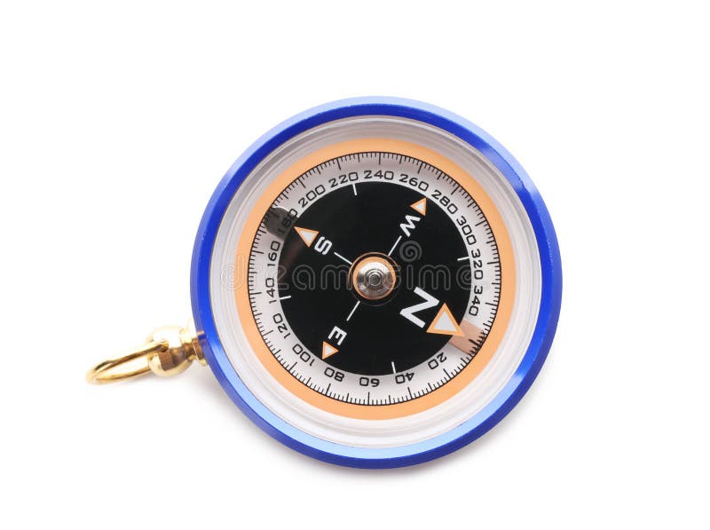 Modern Compass on World Map Stock Photo - Image of geographic ...