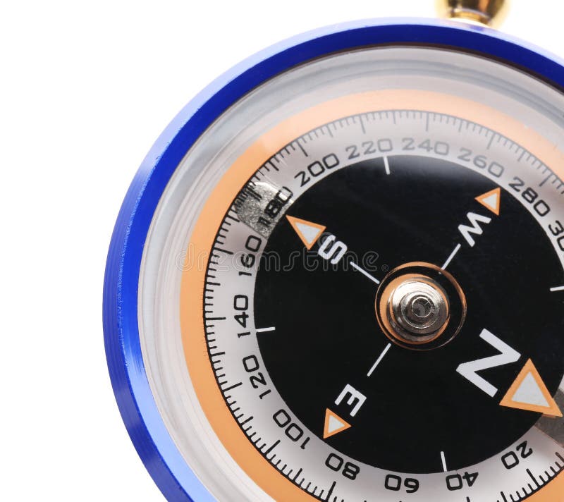 Modern Compass on World Map Stock Photo - Image of geographic ...