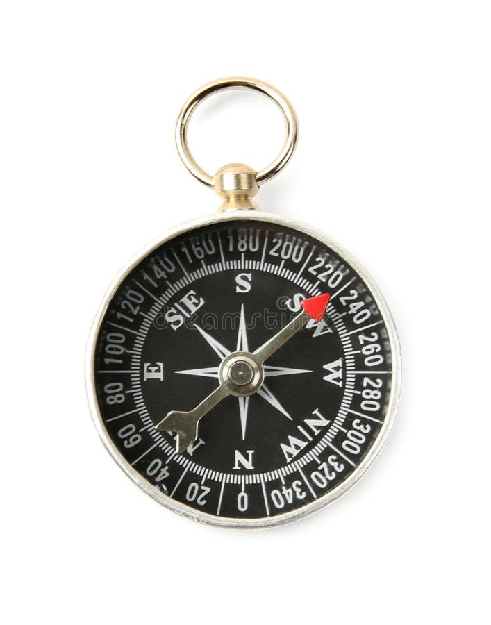 Compass on white stock image. Image of isolated, guidance - 8819389