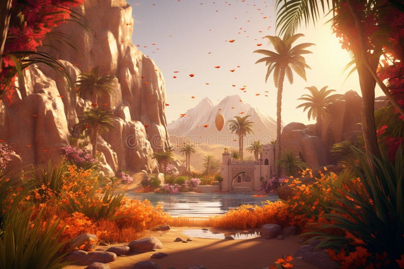 Modern Compositions Featuring Arabic Language Stock Illustration ...