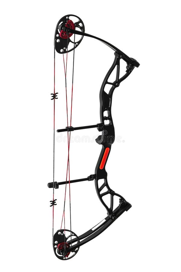 A Modern Compound Crossbow Handgun on the Red Brick Wall Background ...