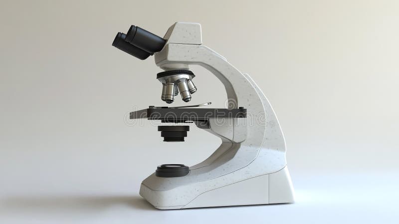 Modern Compound Light Microscope Scientific Research Equipment Lab Tool ...