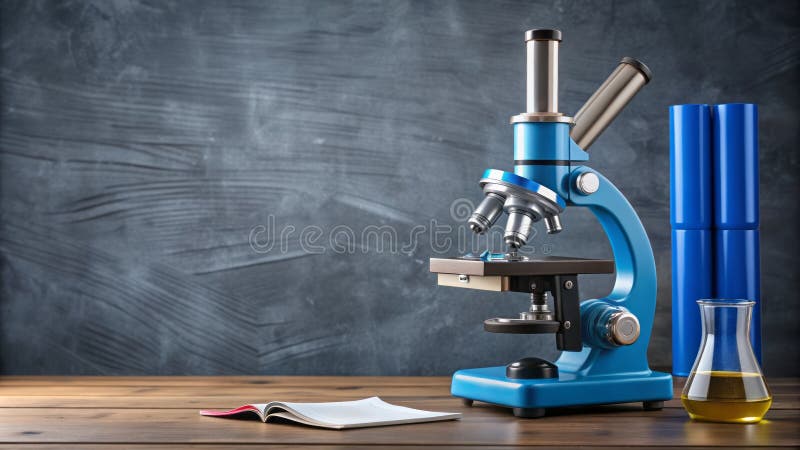 Modern Compound Microscope with Glass Slides a HighQuality Educational ...