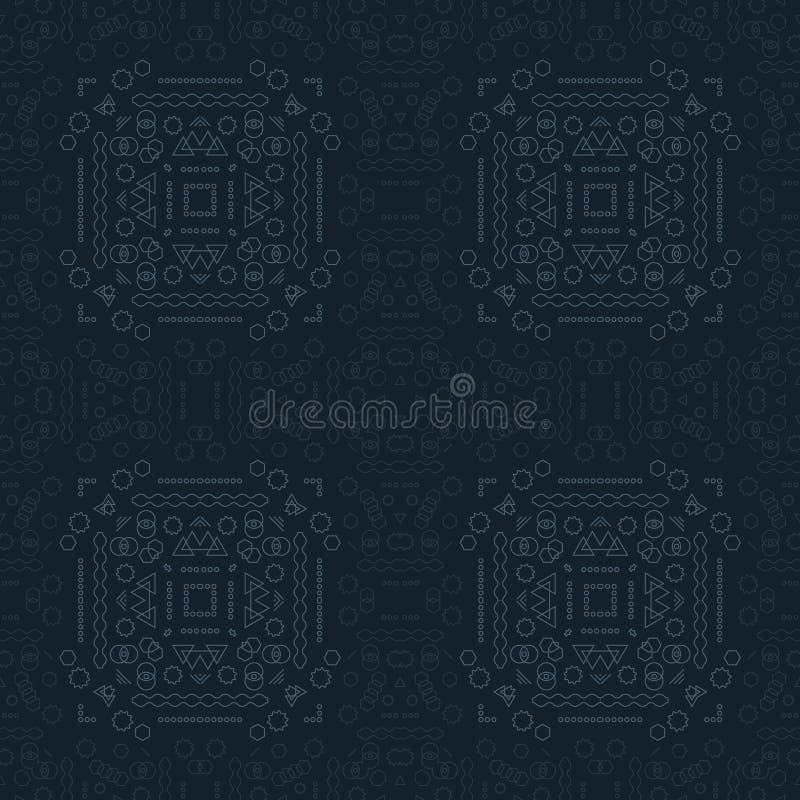 Modern, Computer Age Shapes Seamless Pattern Stock Vector ...